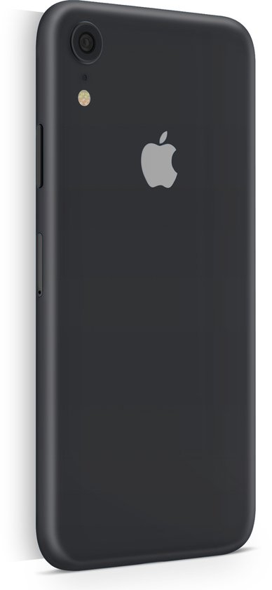 iPhone XR Skin Mat Zwart - 3M Sticker | bol