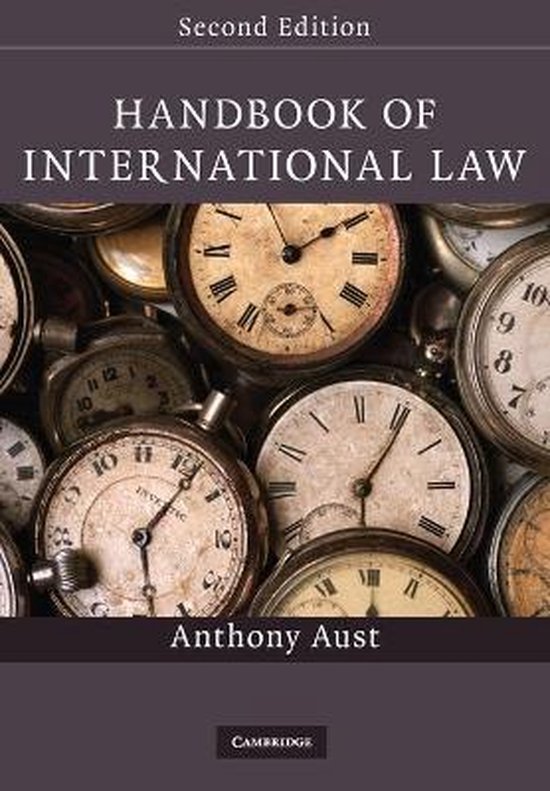 Handbook Of International Law | 9780521133494 | Anthony Aust | Boeken ...