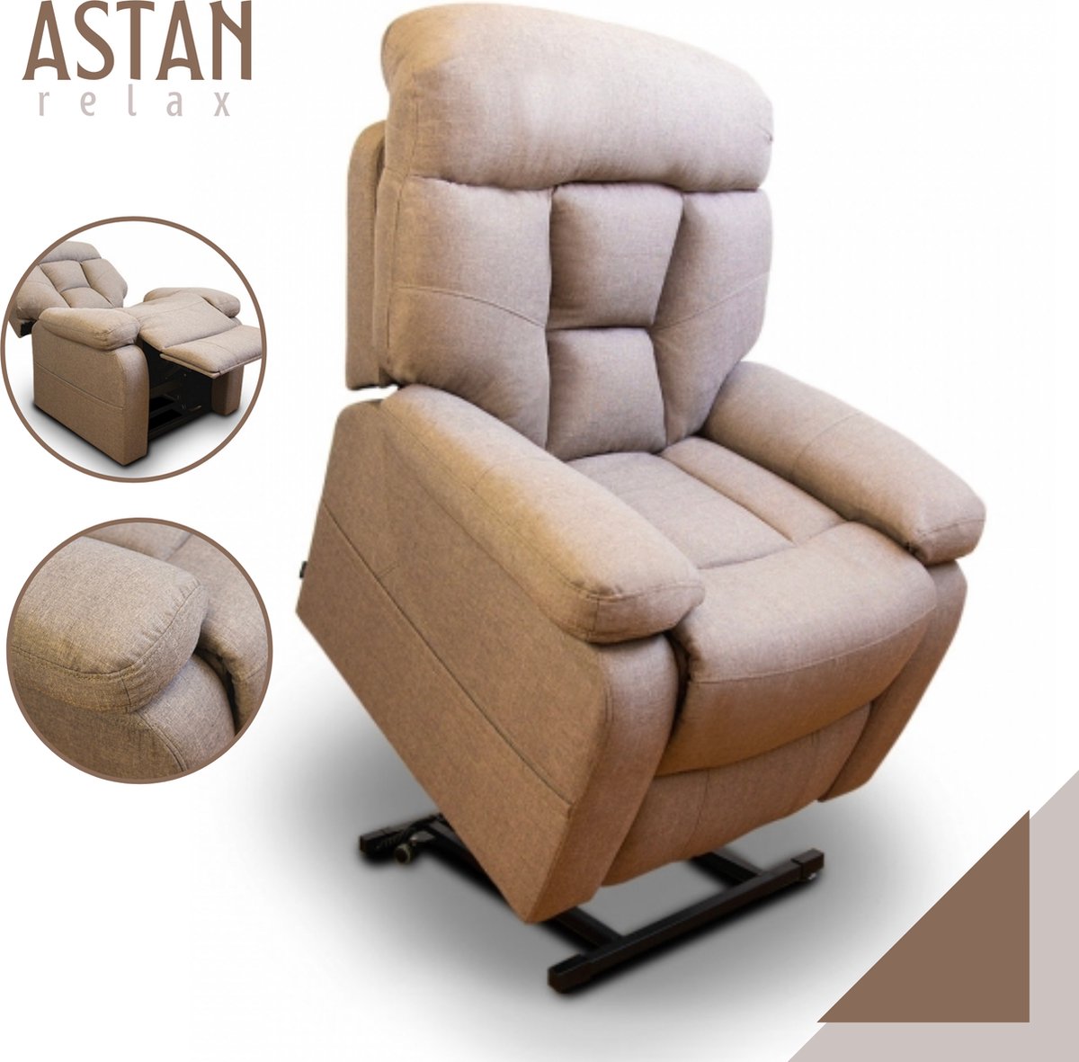 ASTAN Relax Massagestoel Elektrische Fauteuil met Trilling Massage ...