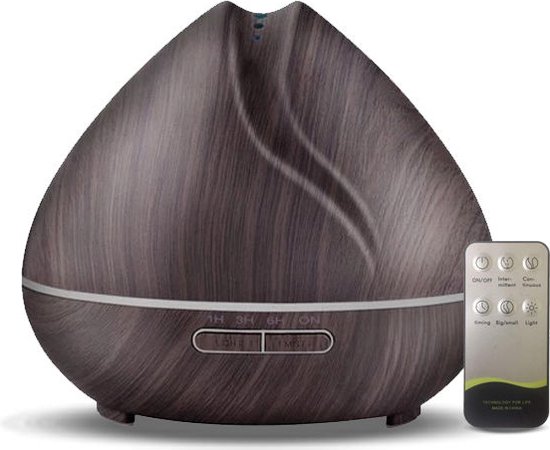 Aroma Diffuser - Zen Pro - Dark Wood - Geurverspreider | bol.com