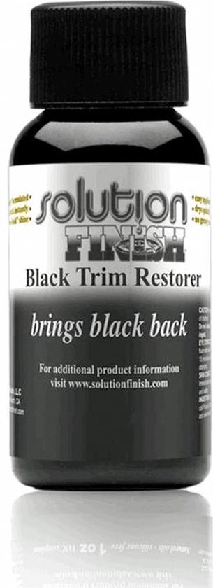 Solution Finish – Black Trim Restorer – 30ml – Plastic hersteller | bol