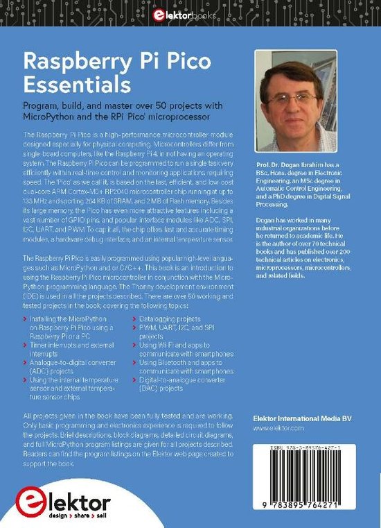 Raspberry Pi Pico Essentials, Dogan Ibrahim | 9783895764271 | Boeken | bol
