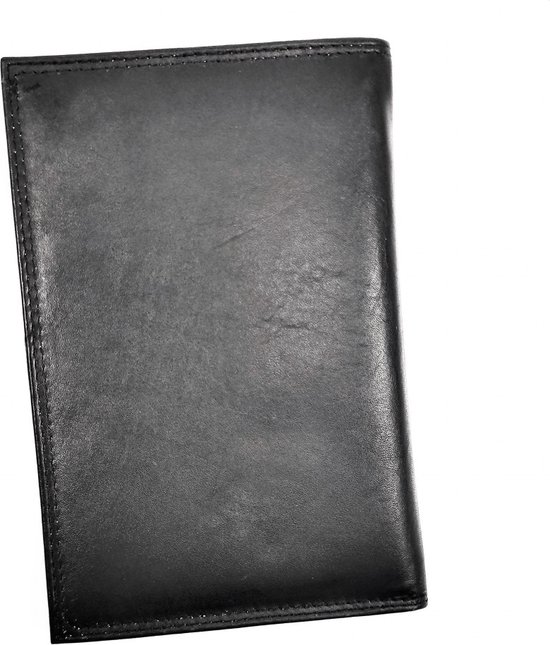 Louis Wallis - Reisportemonnee Dames - Heren - Zwarte Lederen - Travel ...