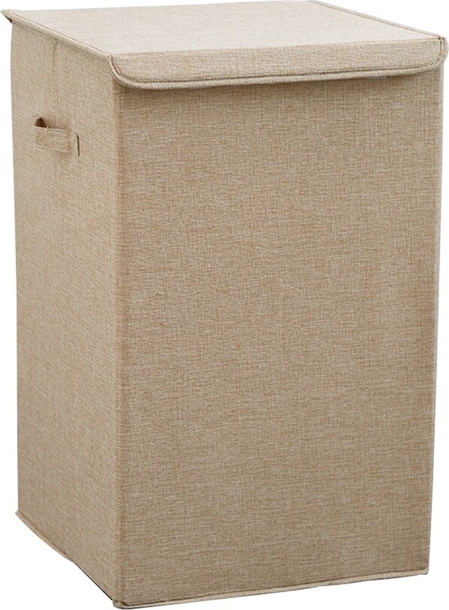 Wasmand Katoen Beige - Ruime Wassorteerder - Wasbox - Inklapbaar ...