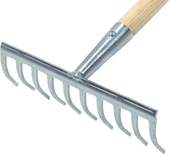 Synx Tools Tuinhark 10 Tanden verzinkt Hark - Harken - Bladharken ...
