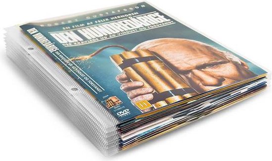 DVD hoesjes met ringbandgaten voor DVD opbergen - 100 stuks / DVD Sleeves | bol