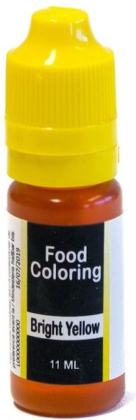Kleurstof voor chocolade - 11 ml - geel | bol
