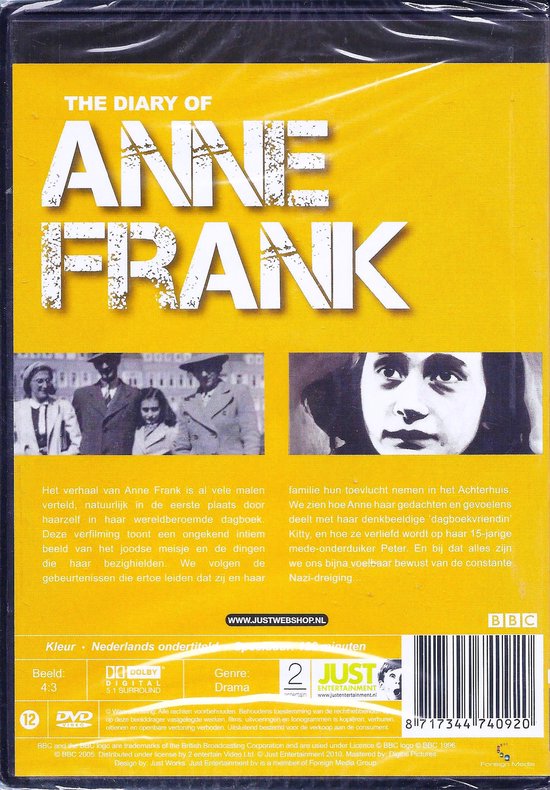The Diary Of Anne Frank (Dvd) | Dvd's | bol