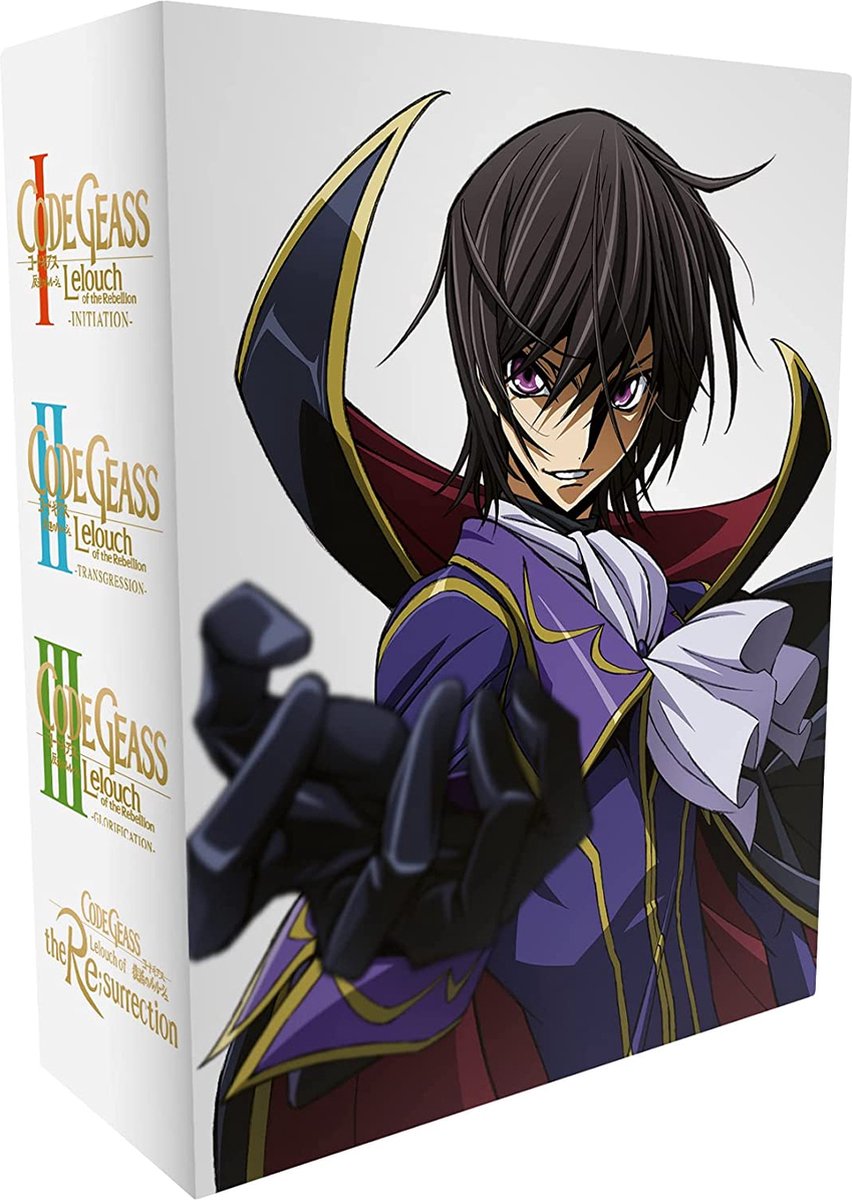 Code Geass - Film Trilogy + Re;surrection (Limited Edition) [Blu-ray ...