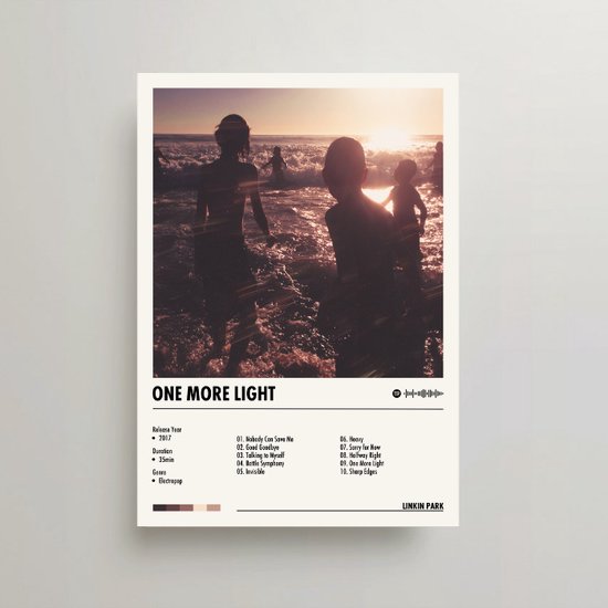 Linkin Park Poster - One More Light Album Cover Poster - Linkin Park LP ...