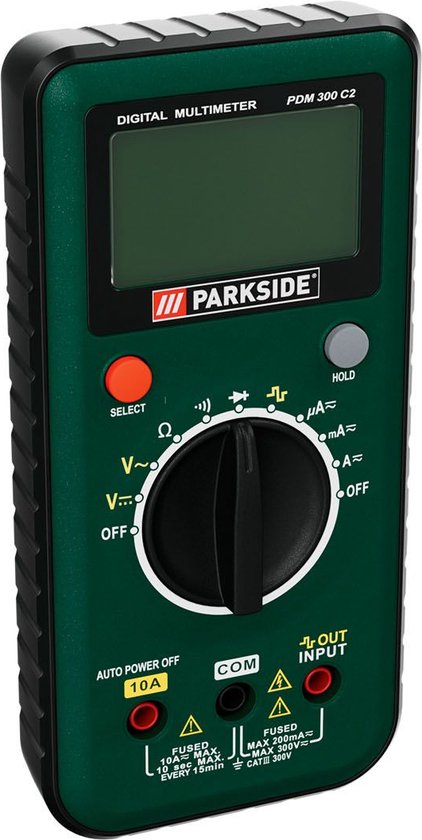 PARKSIDE Digitale autorange-multimeter - Ideaal voor het meten van ...