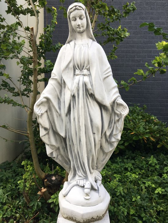 Moeder Maria / Mother Mary, groot vol stenen beeld, PRACHTIG. | bol