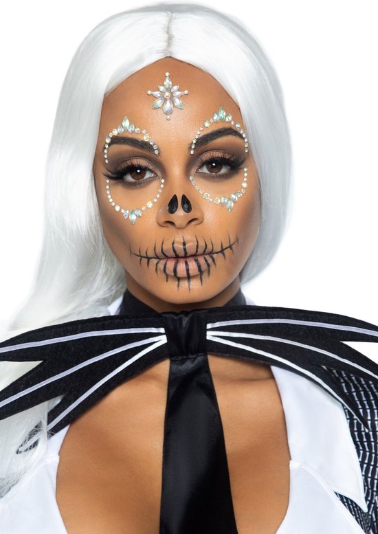 Skeleton face and chest jewels | bol