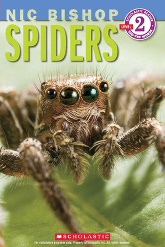 Spiders (Nic Bishop, Nic Bishop | 9780545237574 | Boeken | bol.com