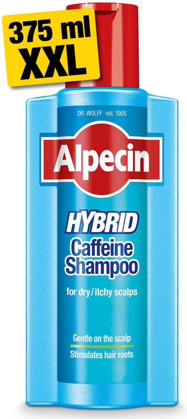 Alpecin Hybrid Shampoo 375ml | Natuurlijke haargroei shampoo voor ...