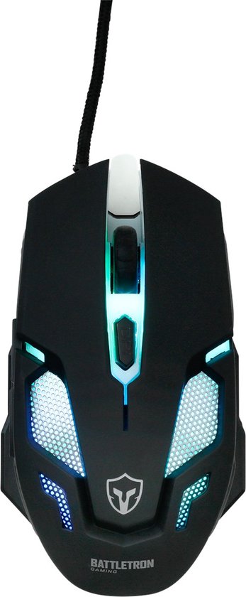 Battletron gaming muis - 6-knops - Kabel 1,4 meter | bol.com