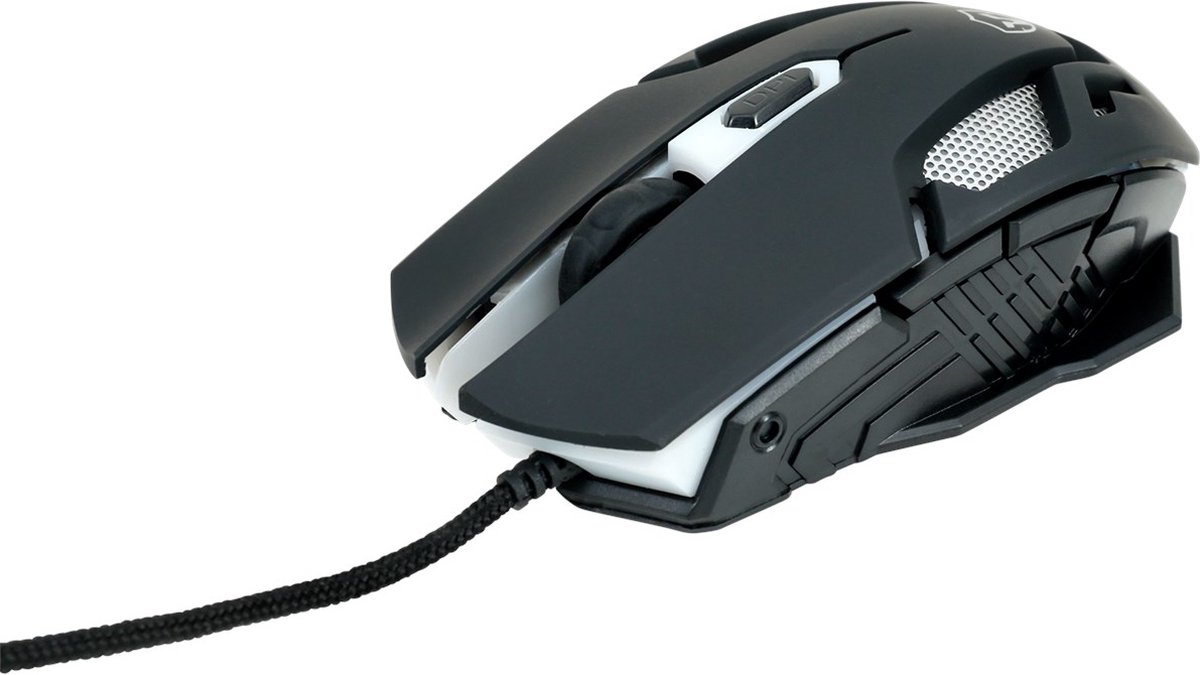Battletron gaming muis - 6-knops - Kabel 1,4 meter | bol.com