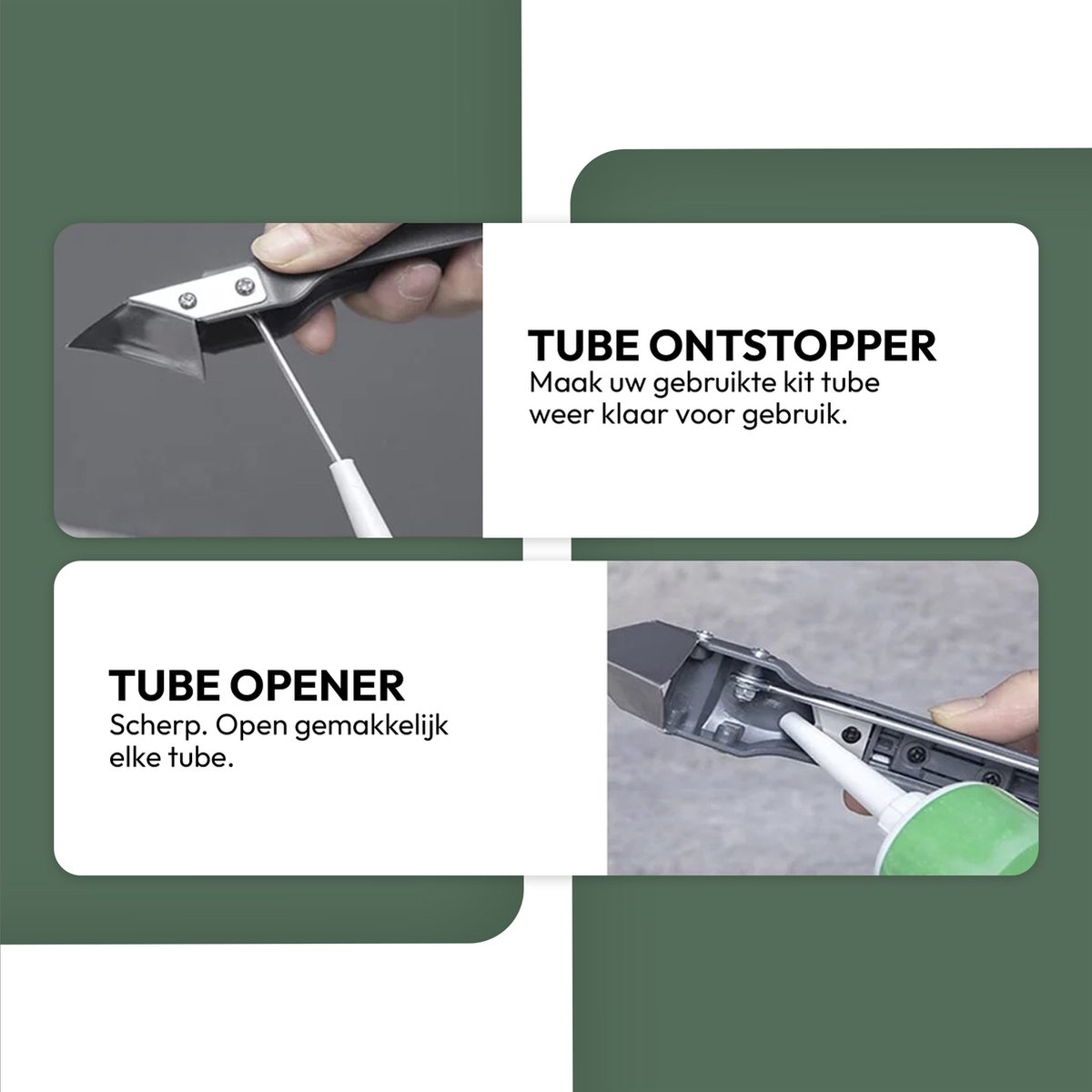 STACK Kit Schraper | 5 in 1 - Kitspatel - Kitschraper - Kittuit ...