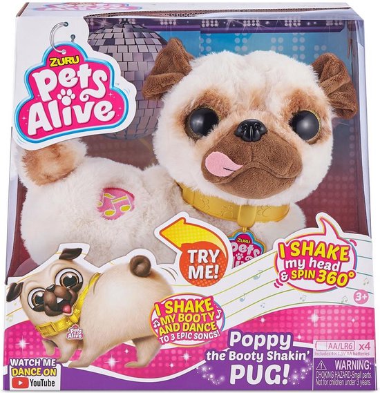 Pets Alive POPPY DE DANSENDE PUG | bol