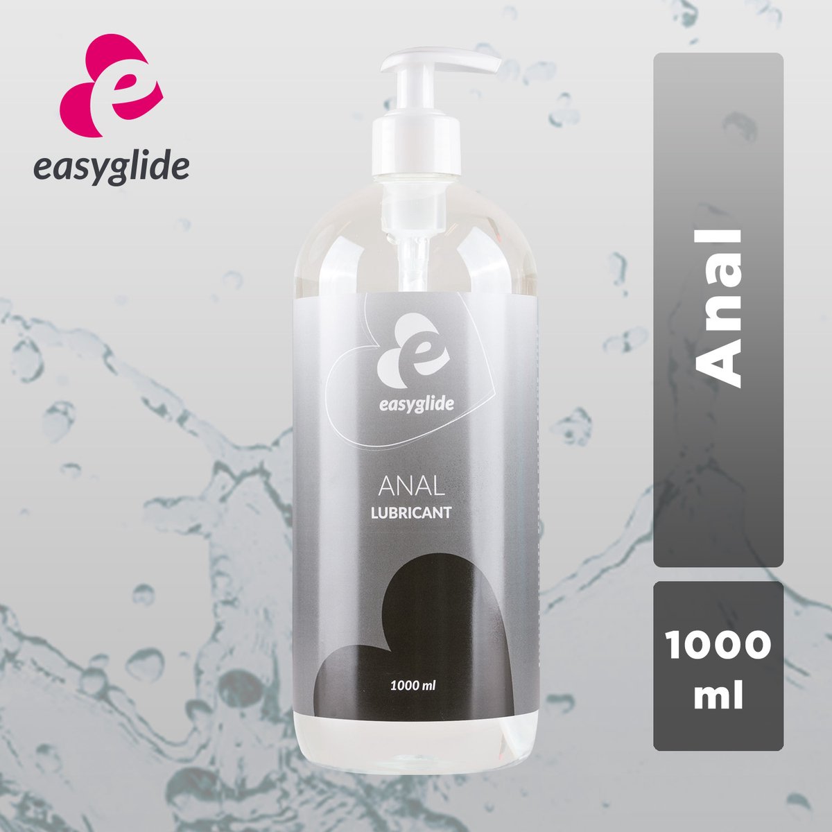 EasyGlide Anaal Glijmiddel op Waterbasis - 1000ml | bol