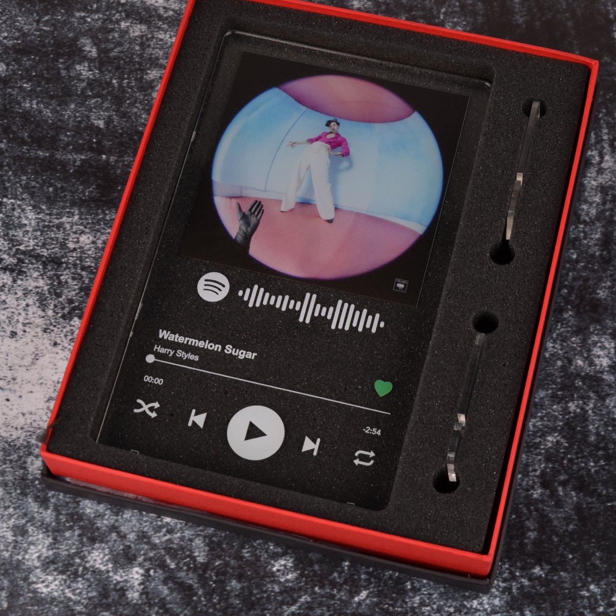 Harry Styles - Watermelon Sugar - Spotify op Plexi glasplaat Met ...