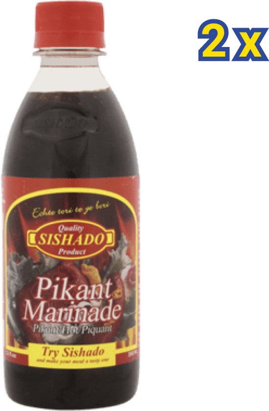 Sishado - Pikant Marinade - 2 x 350 ml | bol.com