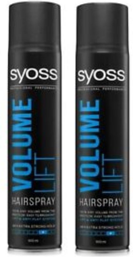 Syoss Hairspray / Haarlak - Volume Lift - 2 x 400 ml | bol.com
