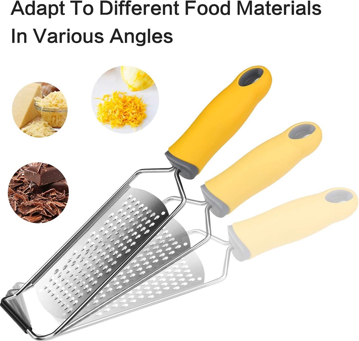 IGOODS - Rasp van RVS - voor het raspen van kaas - chocolade - knoflook ...