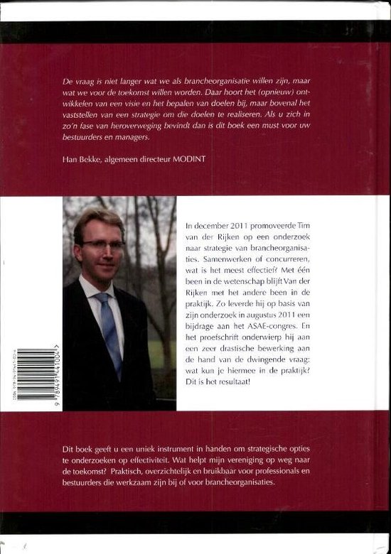 Samenwerkende brancheorganisaties, Tim van der Rijken | 9789491441004 ...