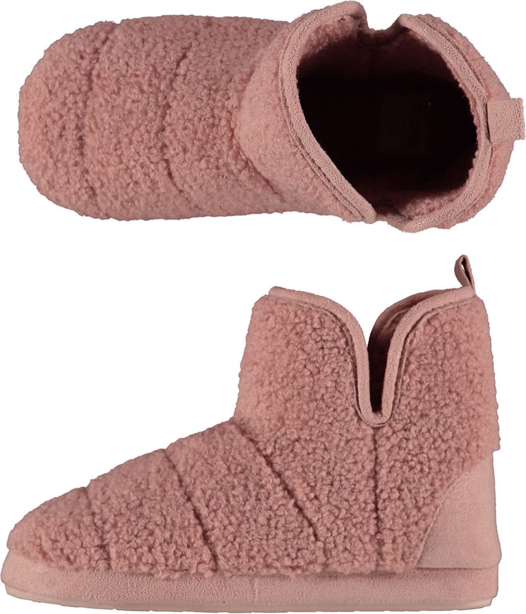 Hoge dames sloffen Teddy | Rose | Maat 39/40 | Pantoffel dames maat 40 ...