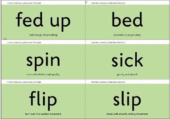 Read Write Inc. Fresh Start: Module Green Word Cards | 9780198417064 ...