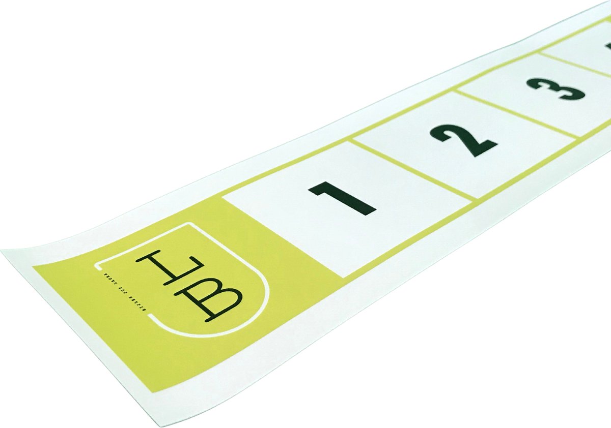 GETALLENLIJN TOT 100 - 10 meter lang - Rekenen - Rekenmateriaal ...