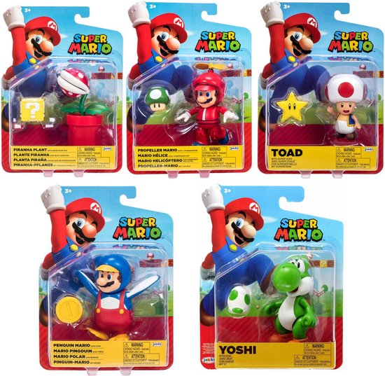 Nintendo Super Mario assorted figure 10cm | bol