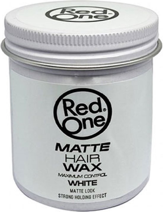 Red One - White Matte Hair Wax - 100ml | bol