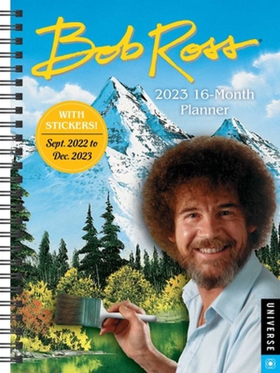 Bob Ross 2023 16-Month Planner | bol.com