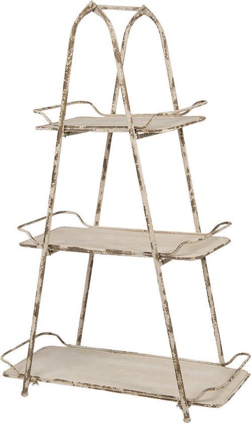 Opbergrek 73*35*118 cm Wit Ijzer Tuinrek Keukenrek Rek | bol