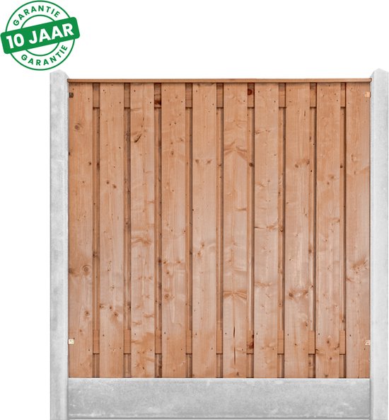 Schutting - Tuinscherm - Red Class Hout compleet incl. Betonpalen en ...