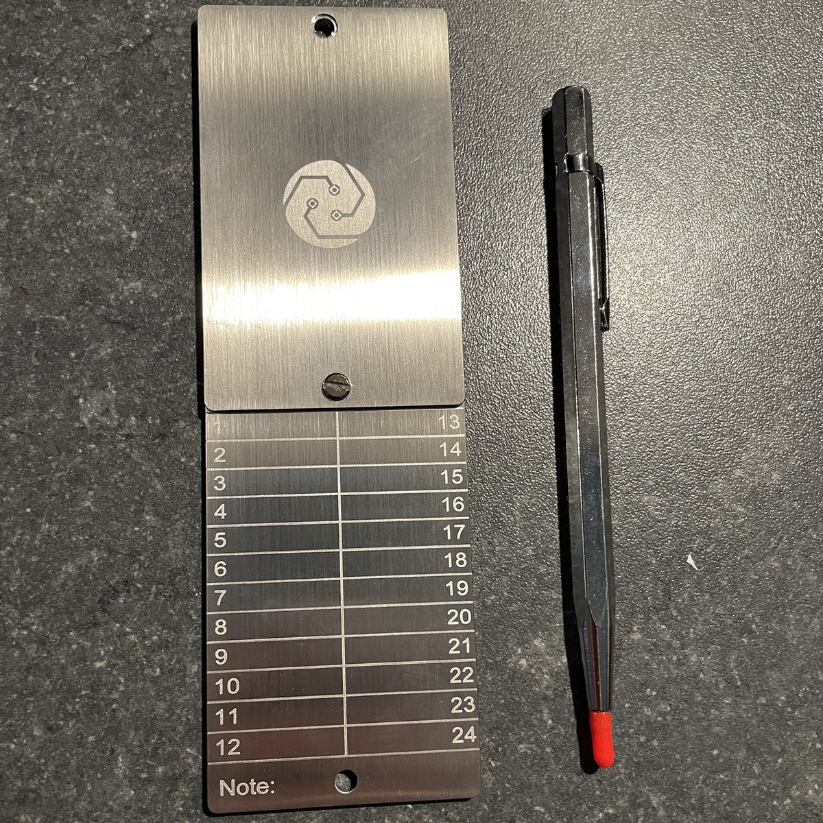 Crypto Seed Phrase Backup Plate - Stainless Steel - 2 x 24 Words ...