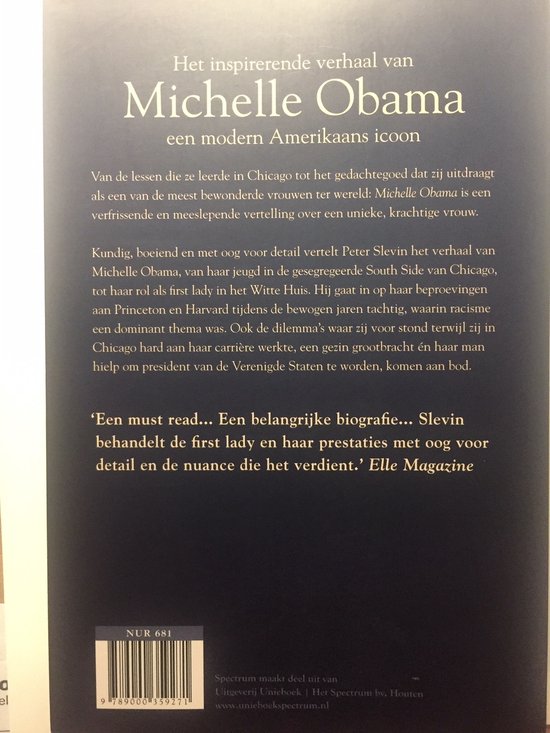 Michelle Obama, Peter B Slevin | 9789000359271 | Boeken | bol.com