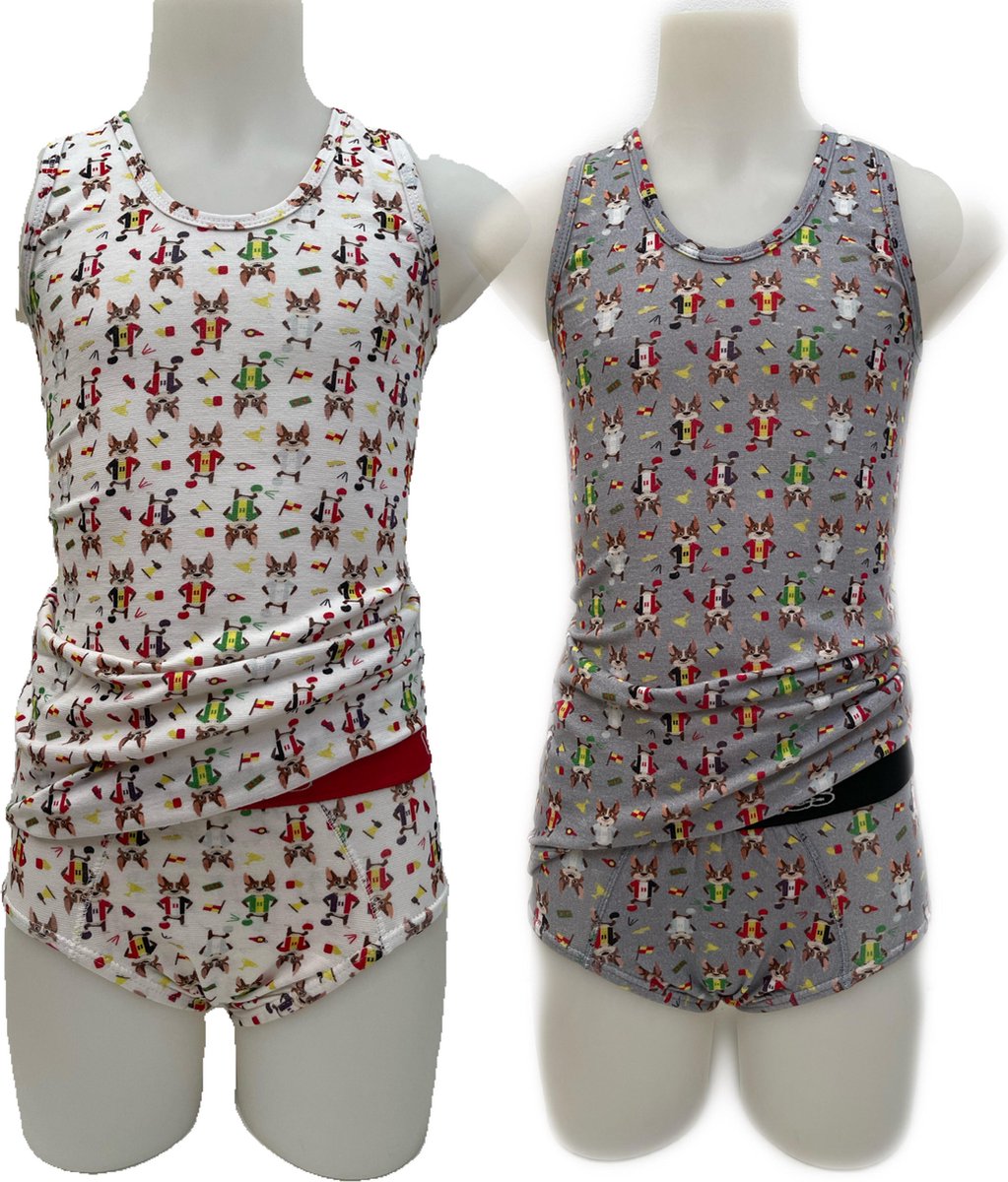 Embrator jongens Ondergoed setjes 2-sets overall print maat 152/158 | bol