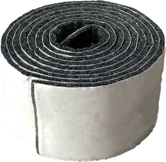 FSW-Products - Zelfklevende Vilt Grijs (Rol 1 Meter) - 3cm breed - Vilt ...