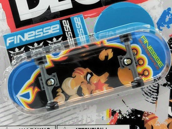 Tech Deck Finesse Skateboards Lion King Blue Complete Fingerboard Tech ...