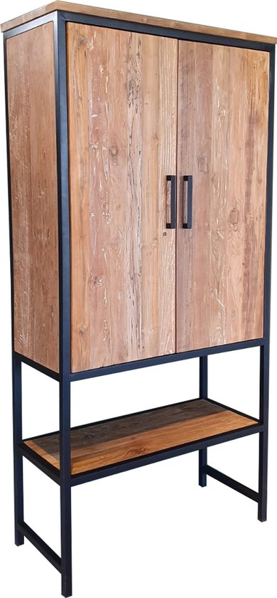 Armoire murale | Montreal | 2 portes | bois de teck | 100 cm | bol.com