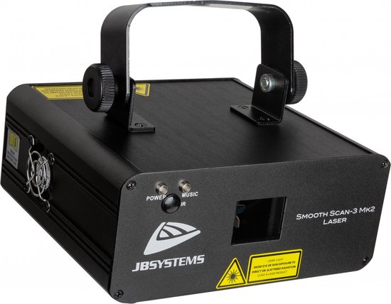 Jb Systems SMOOTH SCAN-3 Mk2 LASER 50mW Green / 100mW Red Laser | bol