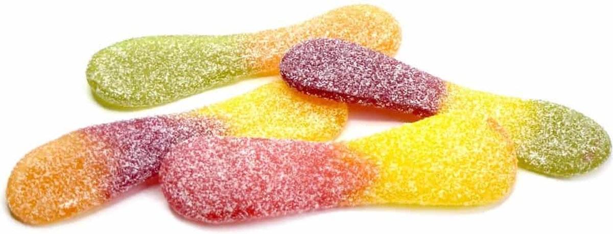 Red Band Zure Tongen 1 pot à 100 stuks snoep - Zacht snoep - Zure ...