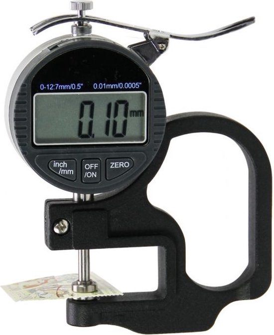 SAFE Digitale diktemeter - meetbereik 10 mm - nauwkeurigheid tot 1/100 ...