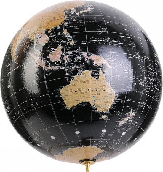 Wereldbol met metalen standaard - Diameter 21 cm - Wereldbol ...