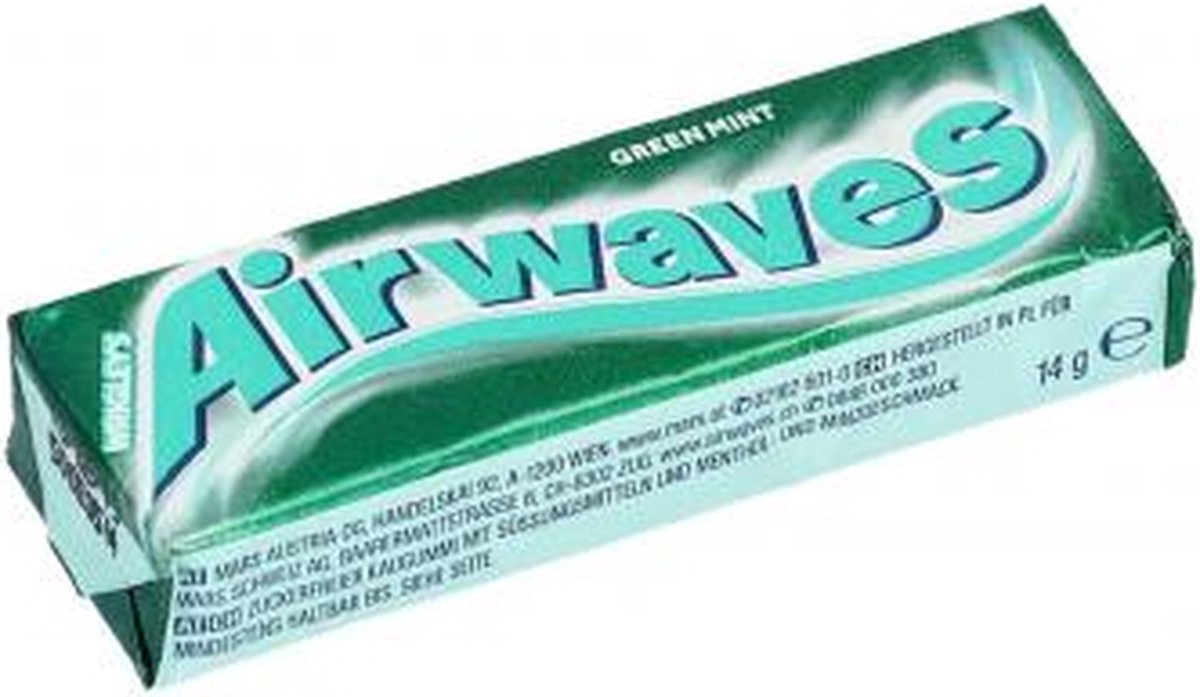 Wrigleys Airwaves Green Mint kauwgom | bol.com