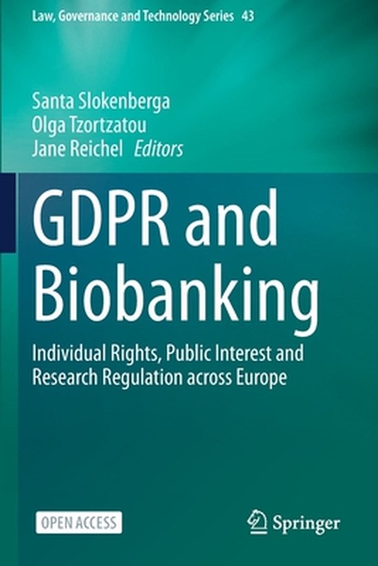 GDPR and Biobanking | 9783030493905 | SANTA SLOKENBERGA | Boeken | bol.com