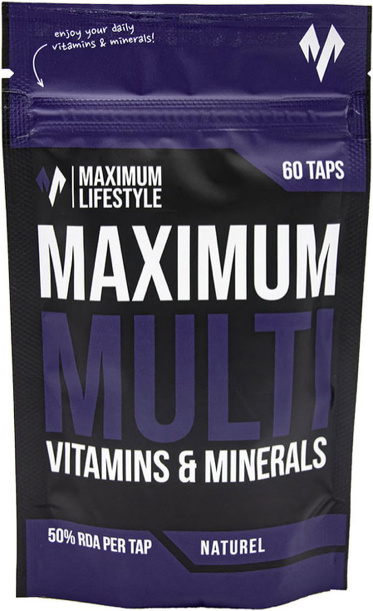 Maximum Multi – Vitamines & Mineralen Mix – 100% Natuurlijk –100% ...